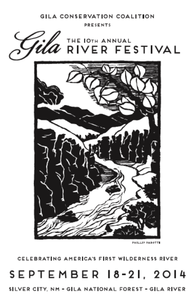 10th Annual Gila River Festival Commemorative Art Poster – Gila ...